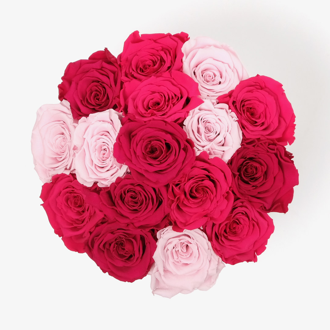 Infinity Roses | Large Heart Box