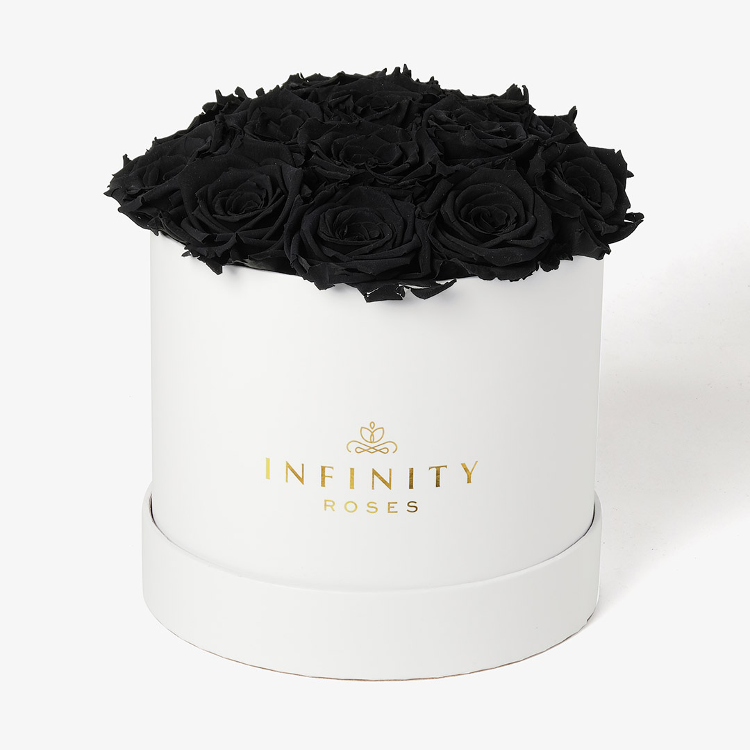 Infinity Roses | Medium Square Box