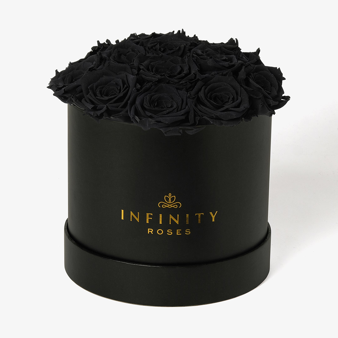 Infinity Roses | Medium Square Box