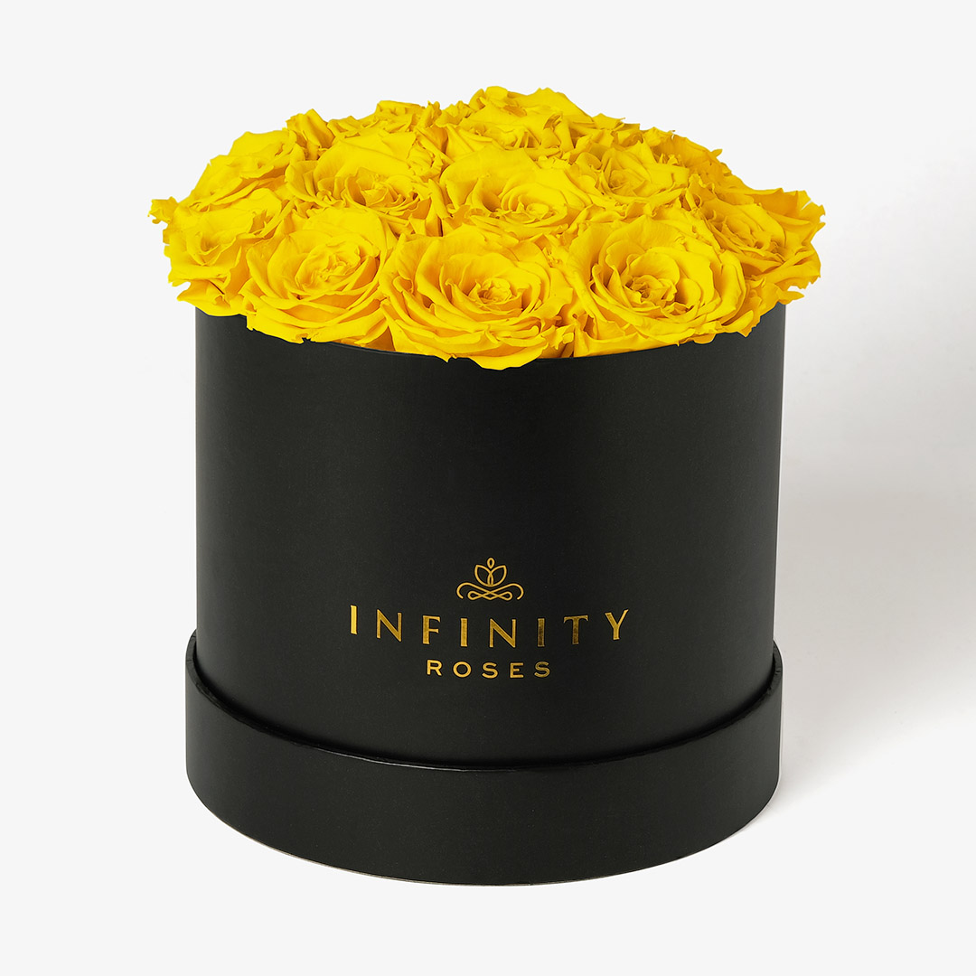 Infinity Roses | Medium Square Box